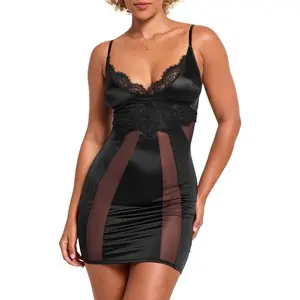 ADORE ME Elvira Slip Lingerie - Black