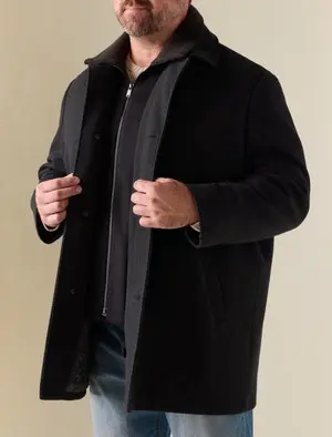 CALVIN KLEIN SPORTSWEAR Big & Tall Calvin Klein Zale Overcoat