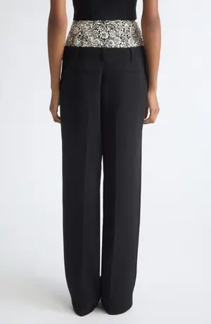 Cinq À Sept Crystal Ivy Dionne Wide Leg Pants