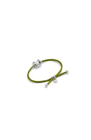 UNODE50 Green Thread -plated Pearl Shell Bracelet