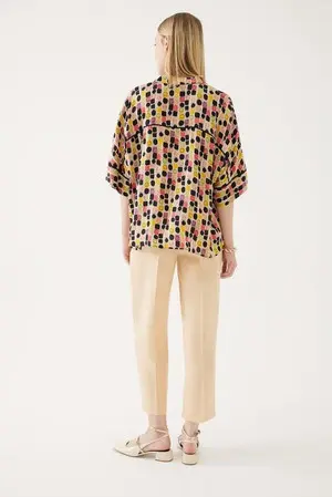 EXQUISE Polka Dot Shirt