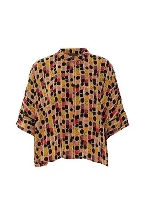 EXQUISE Polka Dot Shirt
