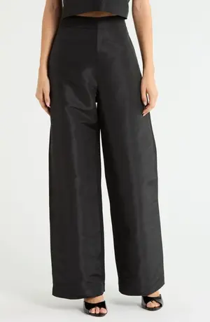 SUGARLIPS Hestia Wide Leg Pants Black