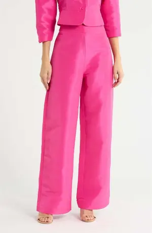 SUGARLIPS Hestia Wide Leg Pants - Fuchsia