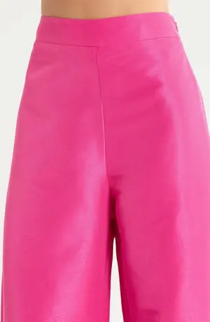 SUGARLIPS Hestia Wide Leg Pants - Fuchsia