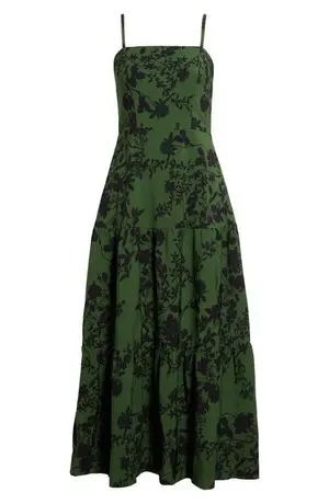 SUGARLIPS Tindrie Floral Alvis Tiered Maxi Dress