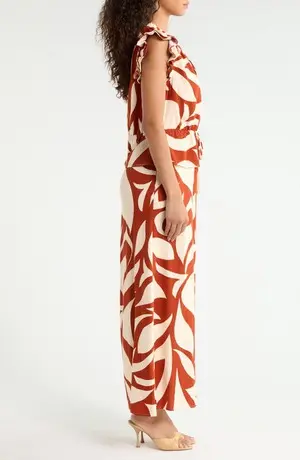 SUGARLIPS Astra Ruffle Maxi Dress