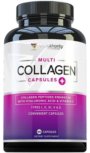 VITAUTHORITY Multi Collagen Capsules - 180ct