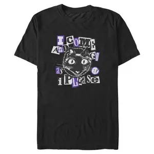 CORALINE The Cat Come And Go Scrapbook Short Sleeve T-shirt
