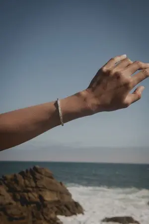 THEIR STUDIOS Ryan Uneven Cuff - Silver