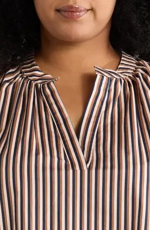 SUGARLIPS Victoria Split Neck Shift Minidress