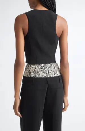 Cinq À Sept Aliana Cropped Vest