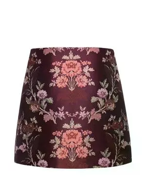 Cara Cara Chrissy A-line Mini Skirt - Red