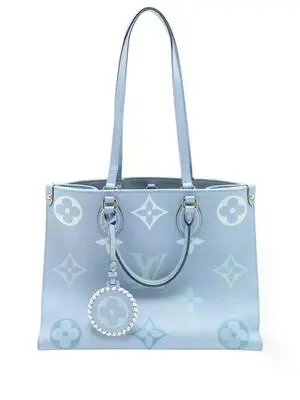 LOUIS VUITTON 2021-2026 Monogram Empreinte Giant The Pool Onthego Mm Satchel - Blue
