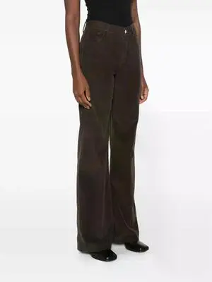 DONDUP Amber Corduroy-effect Wide-leg Trousers