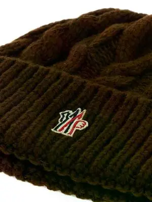 Moncler Cable-knit Beanie Hat