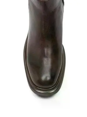 BRUNO PREMI Ruched Platform Ankle Boots
