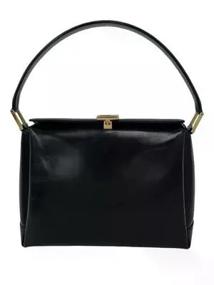 Gucci 1970-1980 Calfskin Handbag - Black
