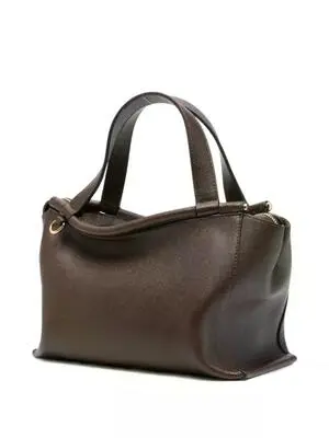 WANDLER Grained Leather Shoulder Bag - Brown
