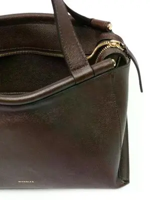 WANDLER Grained Leather Shoulder Bag
