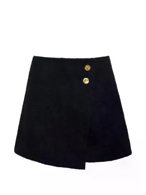 Cara Cara Luca Boucle-tweed Mini Skirt - Black
