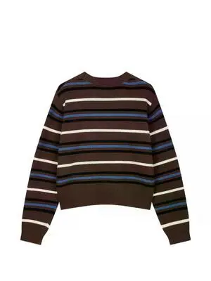 STUDIO TOMBOY Striped Sweater - Brown