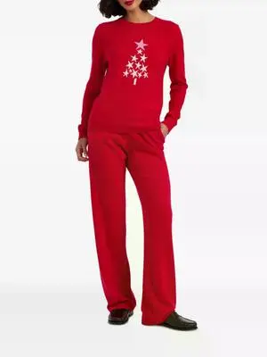 Chinti & Parker Star-intarsia Knit Sweater