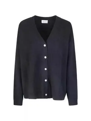 BE YOU V-neck Cashmere Cardigan - Black