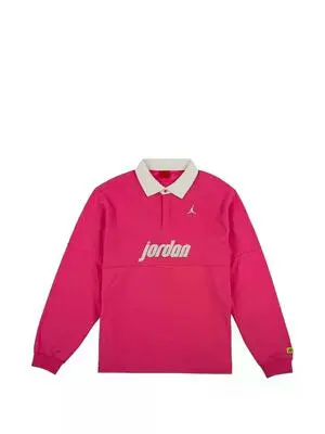 JORDAN Brooklyn Long-sleeve Polo Shirt - Pink