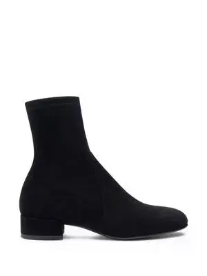 STUART WEITZMAN Bacari 25 Suede Ankle Boots - Black