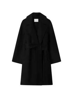 JOSEPH Costana Belted Coat - Black