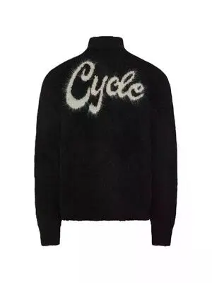 CYCLE Maglie Logo-embroidered Zip-up Cardigan