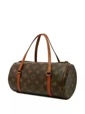 LOUIS VUITTON 1991 Monogram Papillon 26 Handbag - Brown