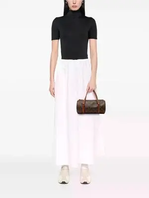 LOUIS VUITTON 1991 Monogram Papillon 26 Handbag - Brown