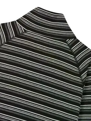 STUDIO TOMBOY Striped High-neck Long-sleeve T-shirt