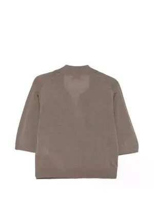 Marc O'polo Spread-collar Elbow-sleeve Top