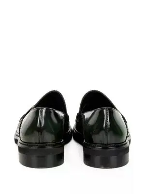 NAPOLEONI Bianca Brogue-detail Leather Loafers