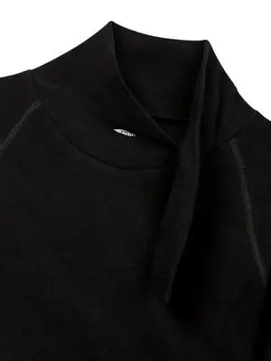 STUDIO TOMBOY Tie-neck Raglan-sleeve T-shirt