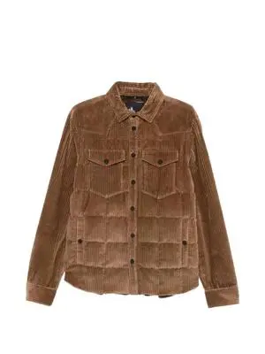 Moncler Gelt Quilted Corduroy Jacket - Brown