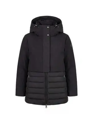 CAPE HORN Casablanca Hooded Puffer Jacket - Black