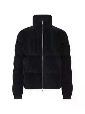 Moncler Esparron Corduroy-effect Quilted Jacket - Blue
