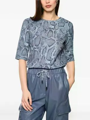 MARCCAIN Snakeskin-print T-shirt
