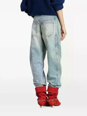 Isabel Marant Étoile Acid-wash Barrel-leg Jeans