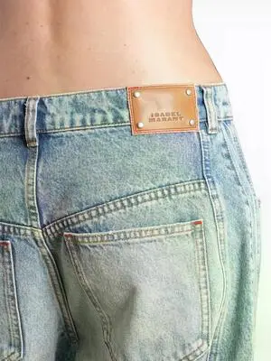 Isabel Marant Étoile Acid-wash Barrel-leg Jeans