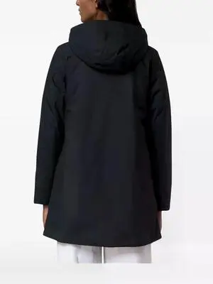 K-WAY Sophie Logo-patch Hooded Jacket - Black