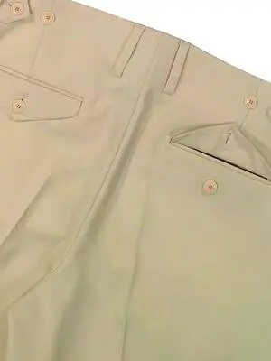 Casablanca Pleated Wool Trousers