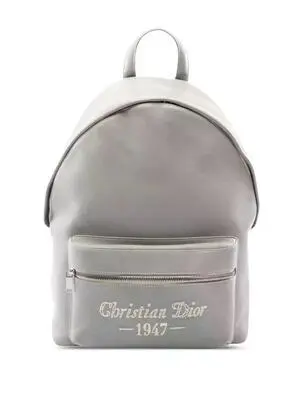Dior 2020-2026 Leather Rider Backpack - Grey