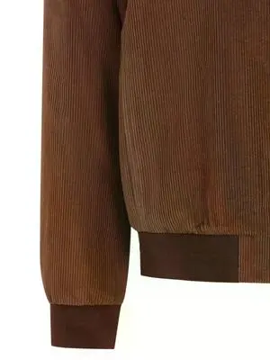 Canali Corduroy Zip-up Jacket