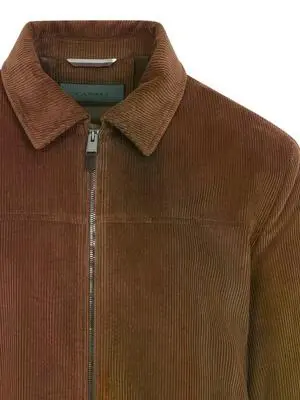 Canali Corduroy Zip-up Jacket
