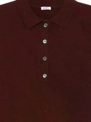 Aspesi Cashmere Polo Top